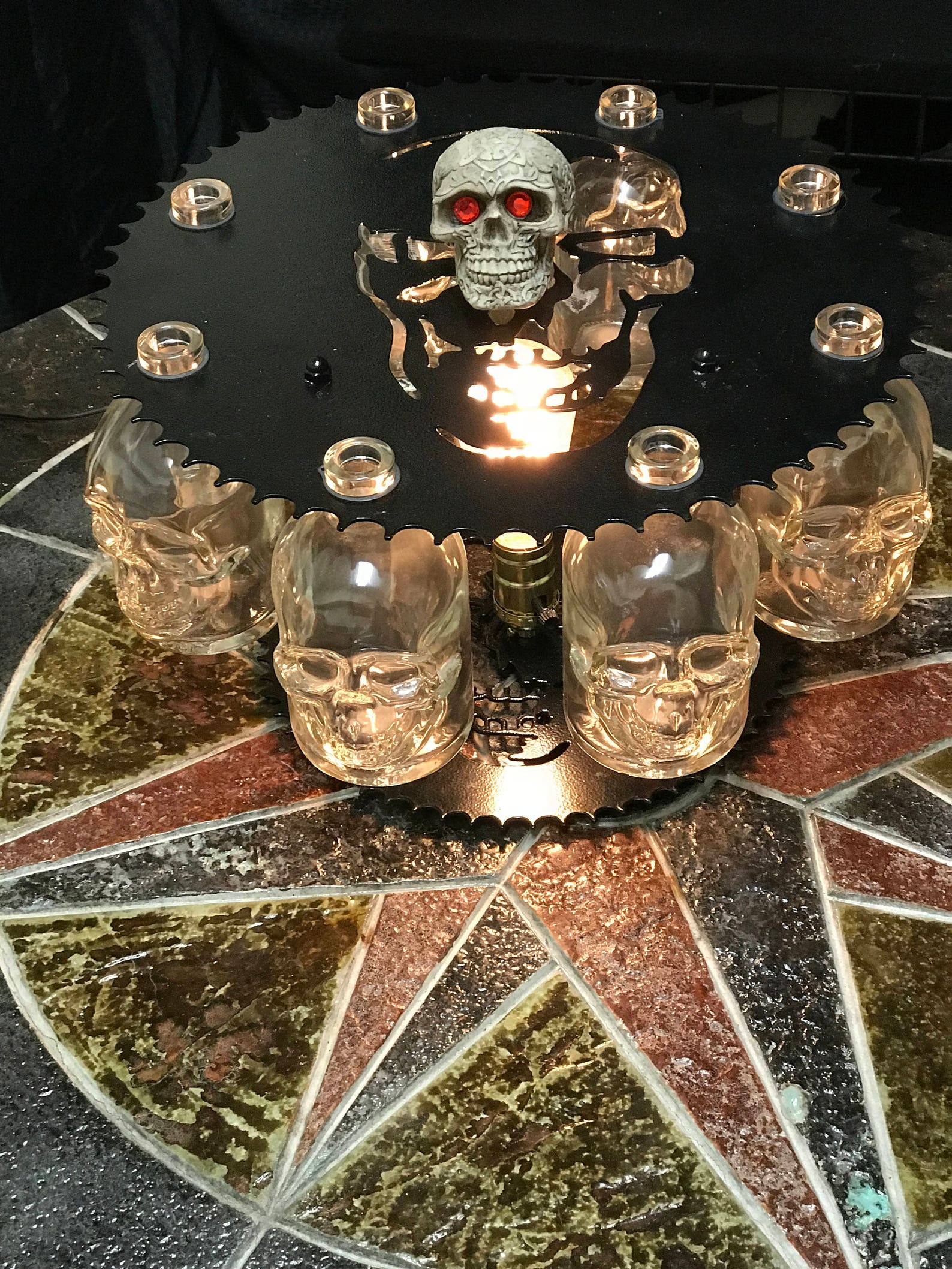 SKULL Table Lamp, Table Lamp, Table Light, Skull, Lighting, Lights ...