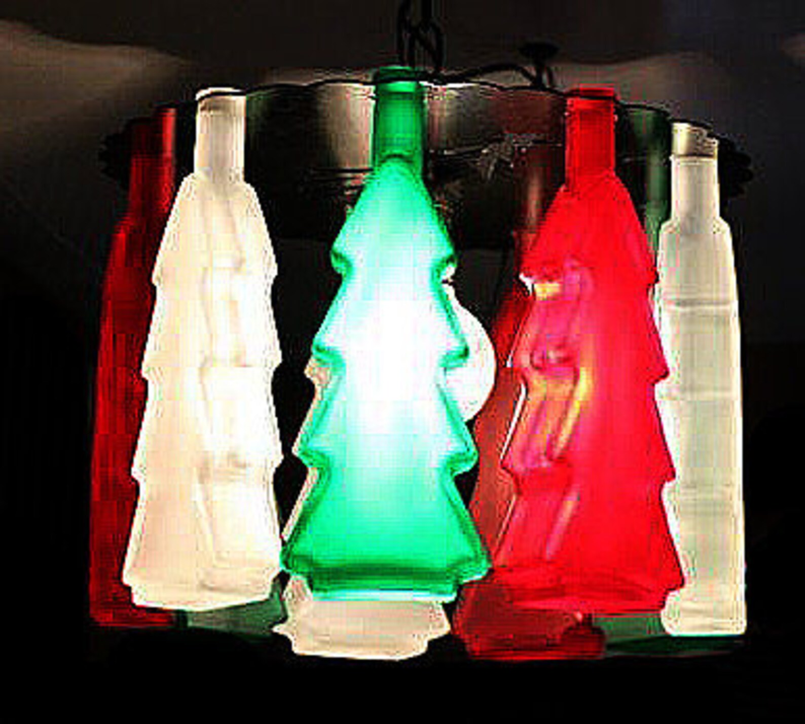 CHRISTMAS TREE CHANDELIER Shadow Light Ceiling Light - Etsy