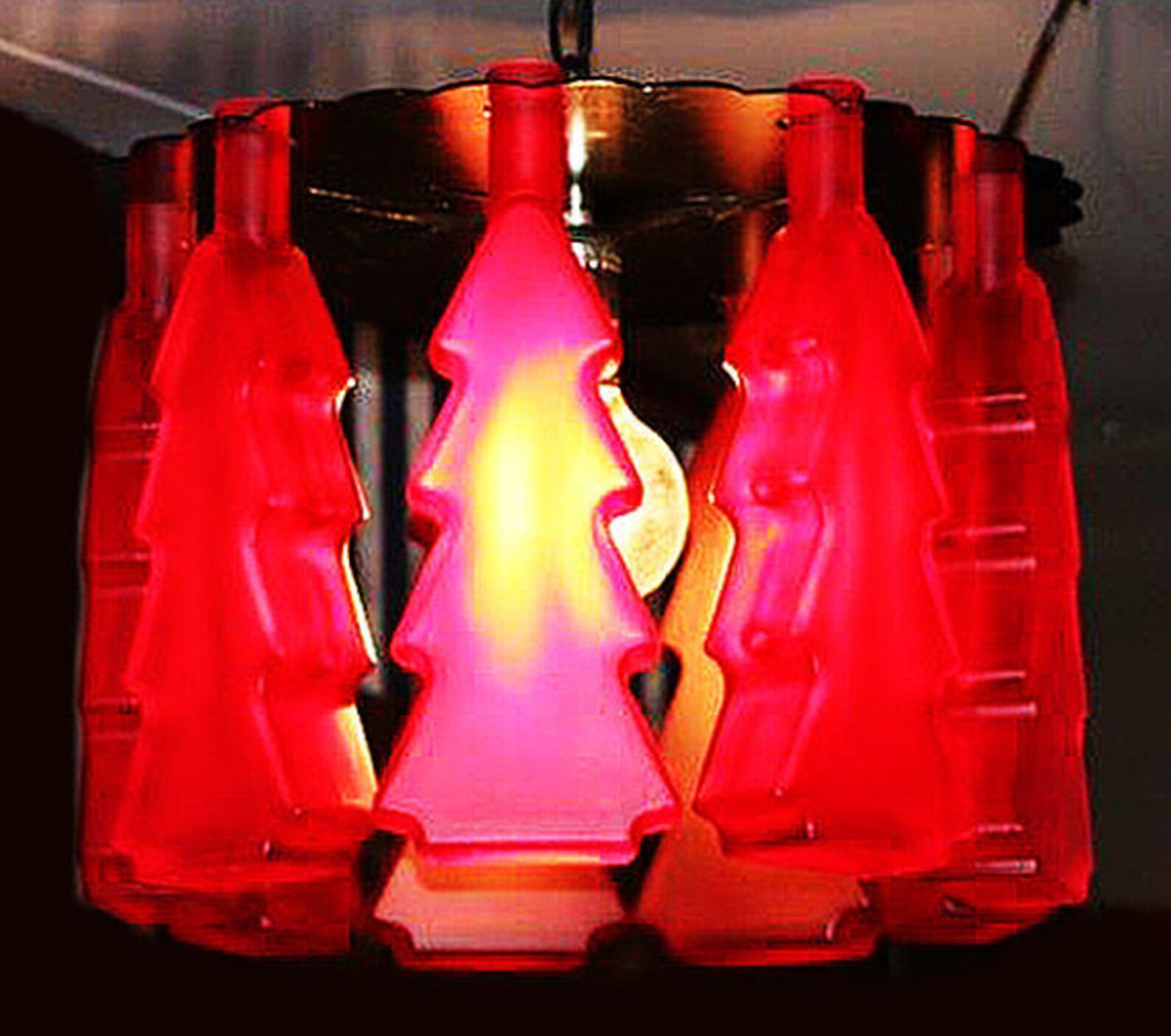 CHRISTMAS TREE CHANDELIER Shadow Light Ceiling Light - Etsy