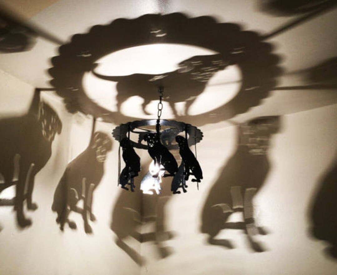 DOG SHADOW LIGHT, Shadow Light, Ceiling Light, Dog, Lab, Dog Light, Dog ...