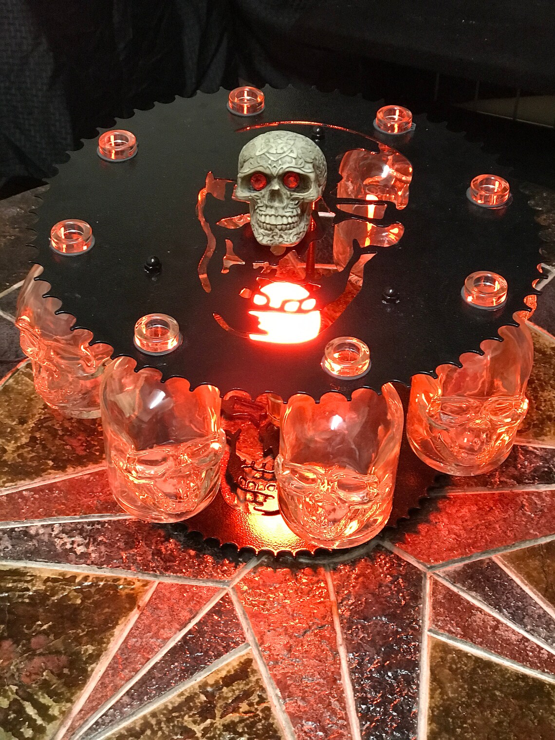 SKULL Table Lamp, Table Lamp, Table Light, Skull, Lighting, Lights ...