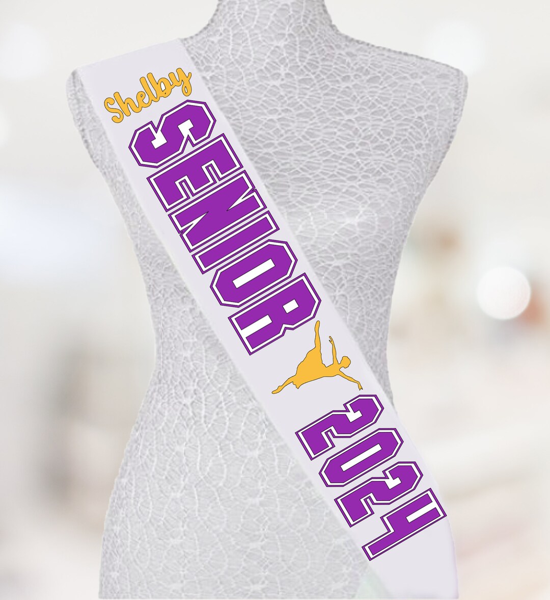 Senior Sashes Dance Sashes. Customized Sash for Any - Etsy