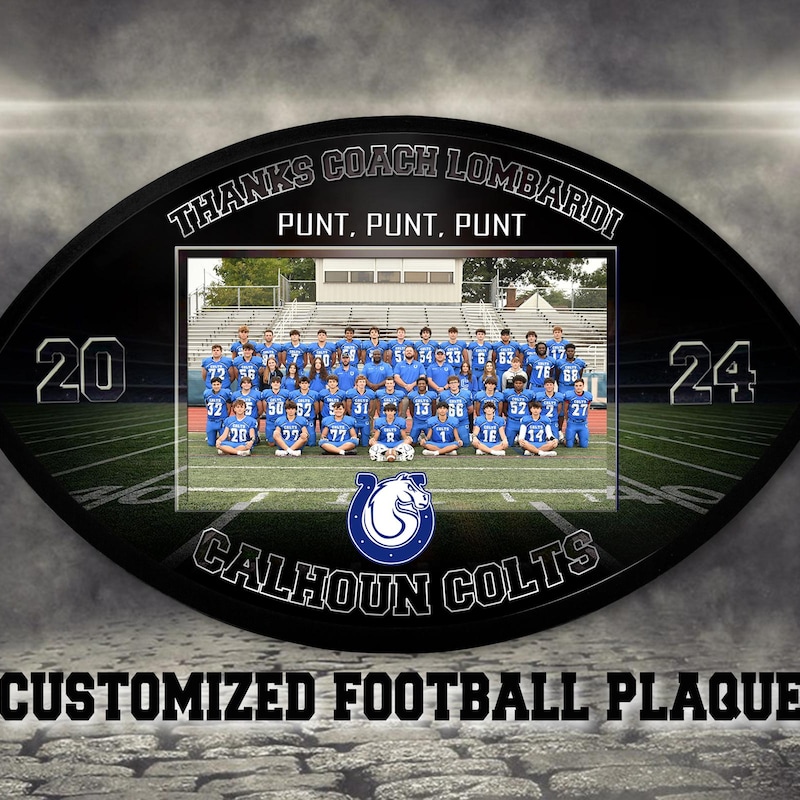 Football Plaque - Etsy