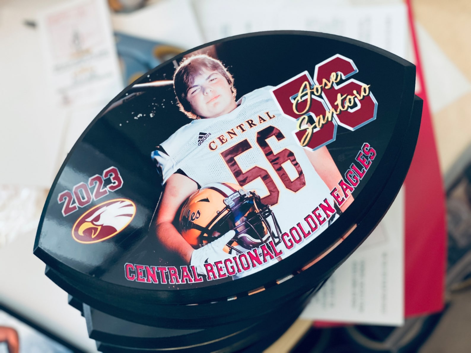 Personalized Football Shape Plaque. Makes for Great Team - Etsy