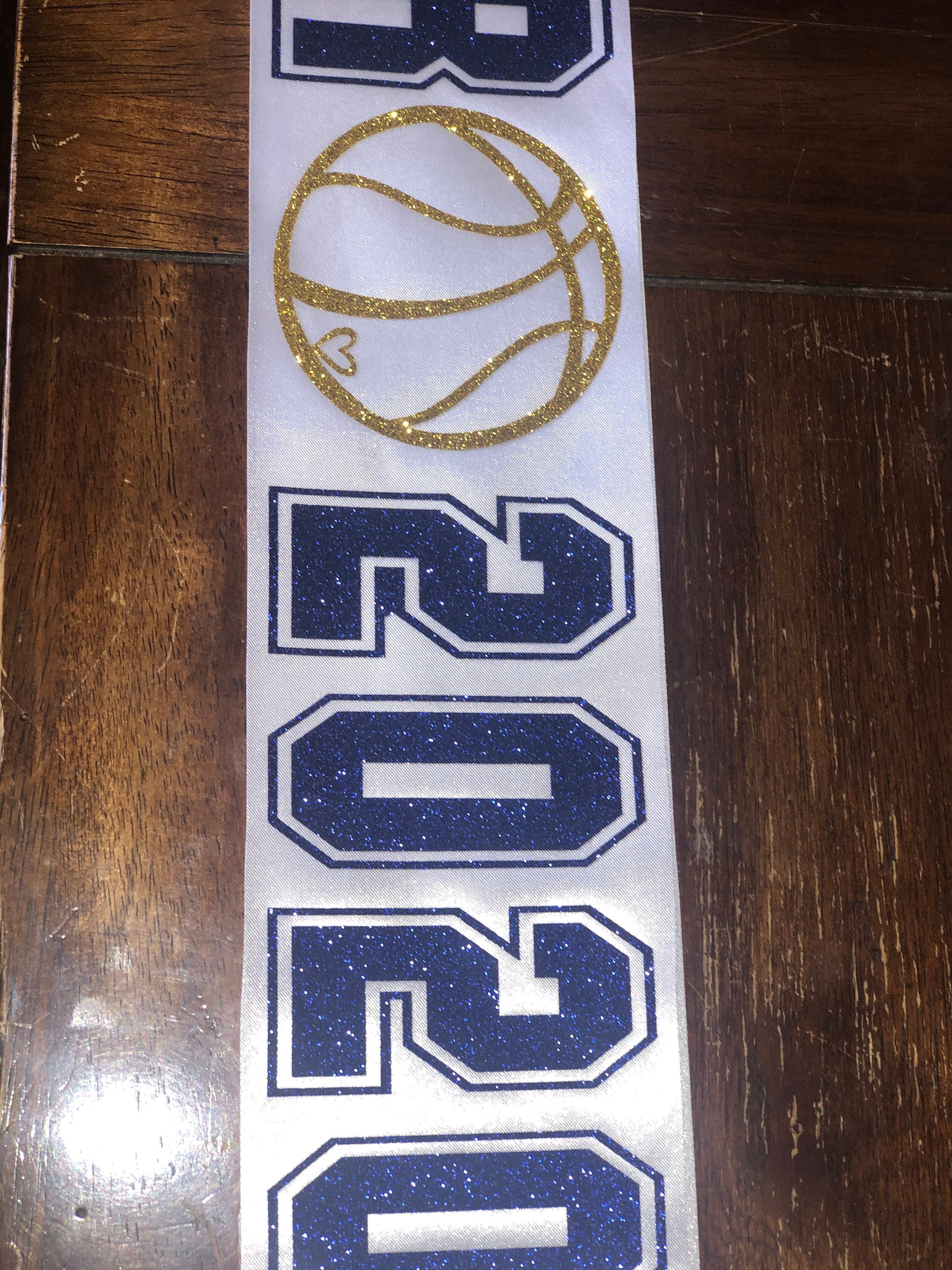 Basketball Senior Sashes. Great to Showcase Your Player on Senior Night ...