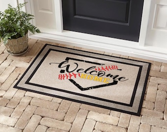 Baseball Door Mat - Etsy