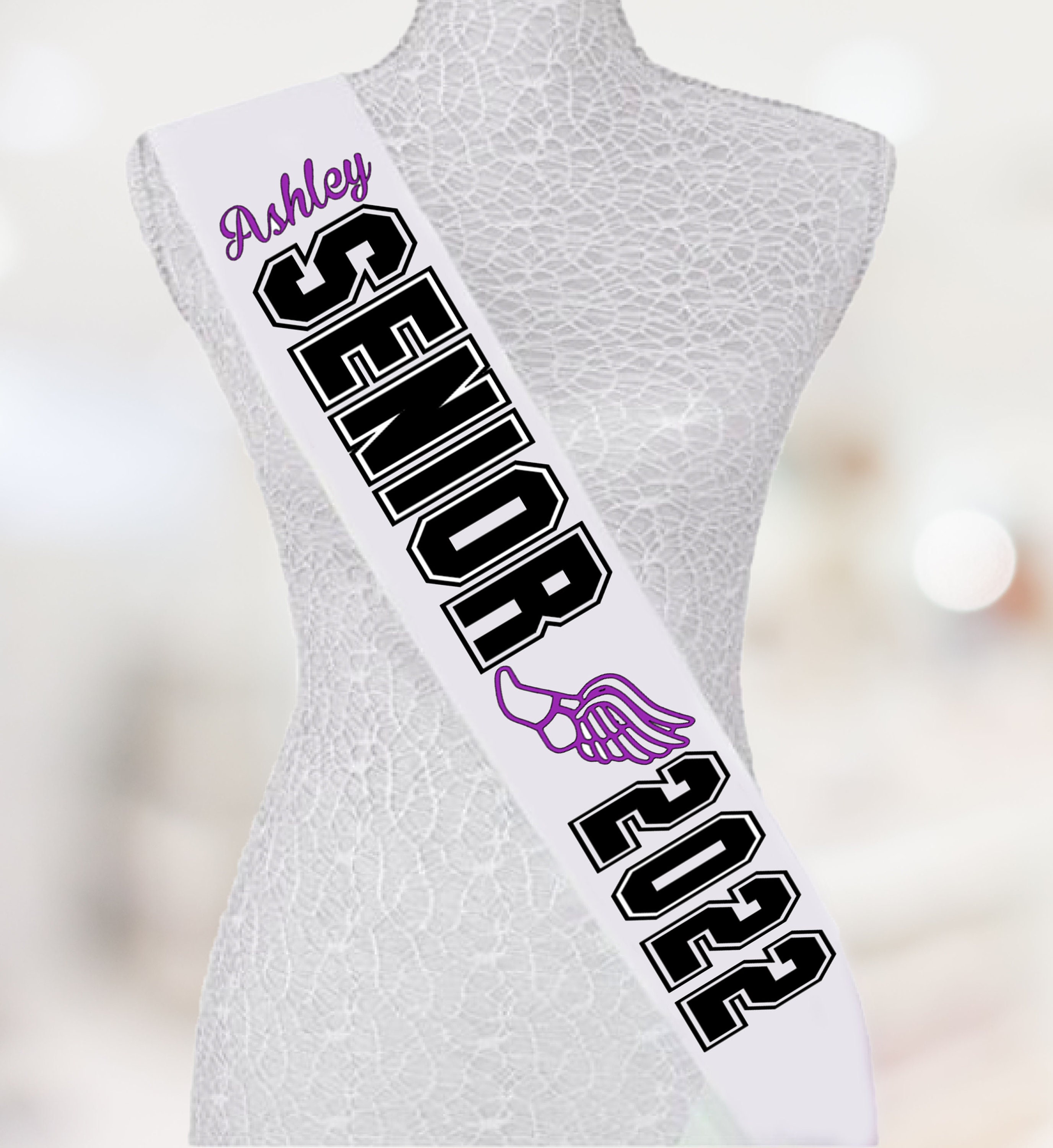 Senior Sashes Track Sashes. Customized Sash for Any - Etsy