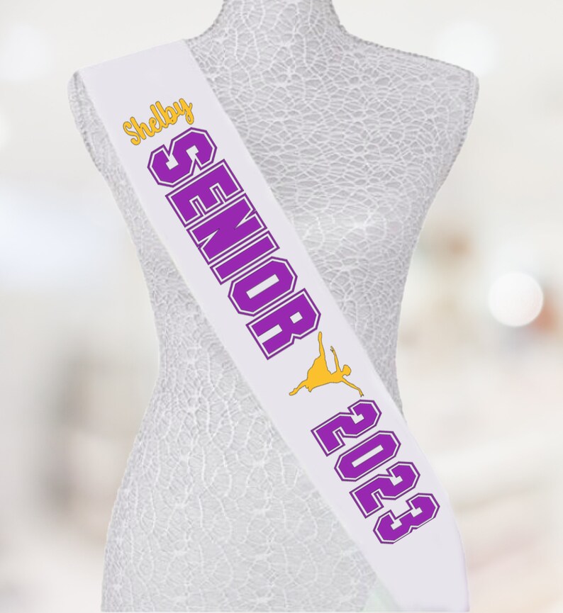 Senior Sashes Dance Sashes. Customized Sash for Any - Etsy