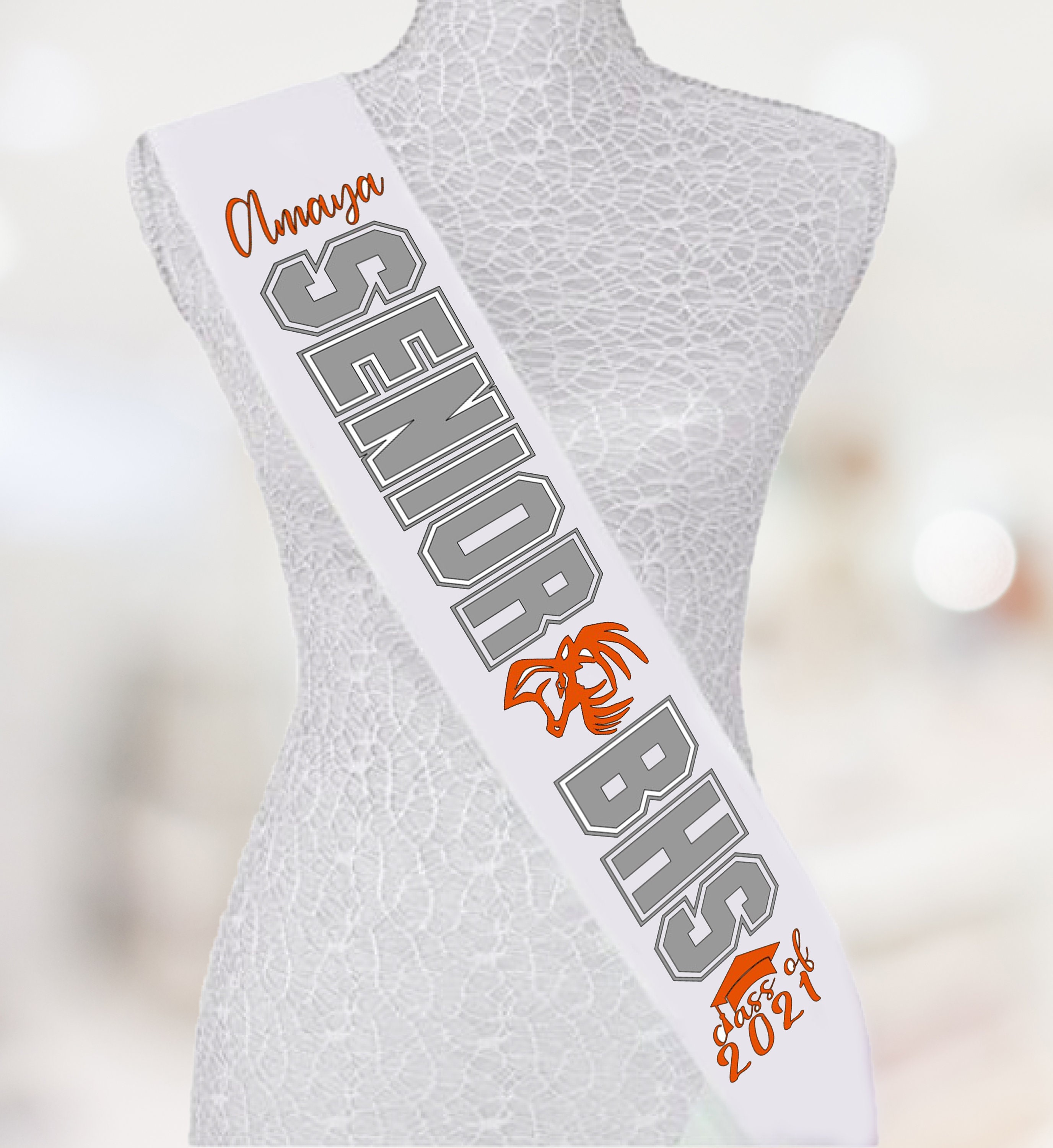 Senior Class Sashes Customized sash for any sport or | Etsy