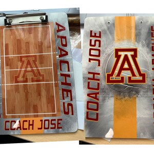 Personalized Coaches Metal Clipboard. Makes for Great Coaches' Gifts ...