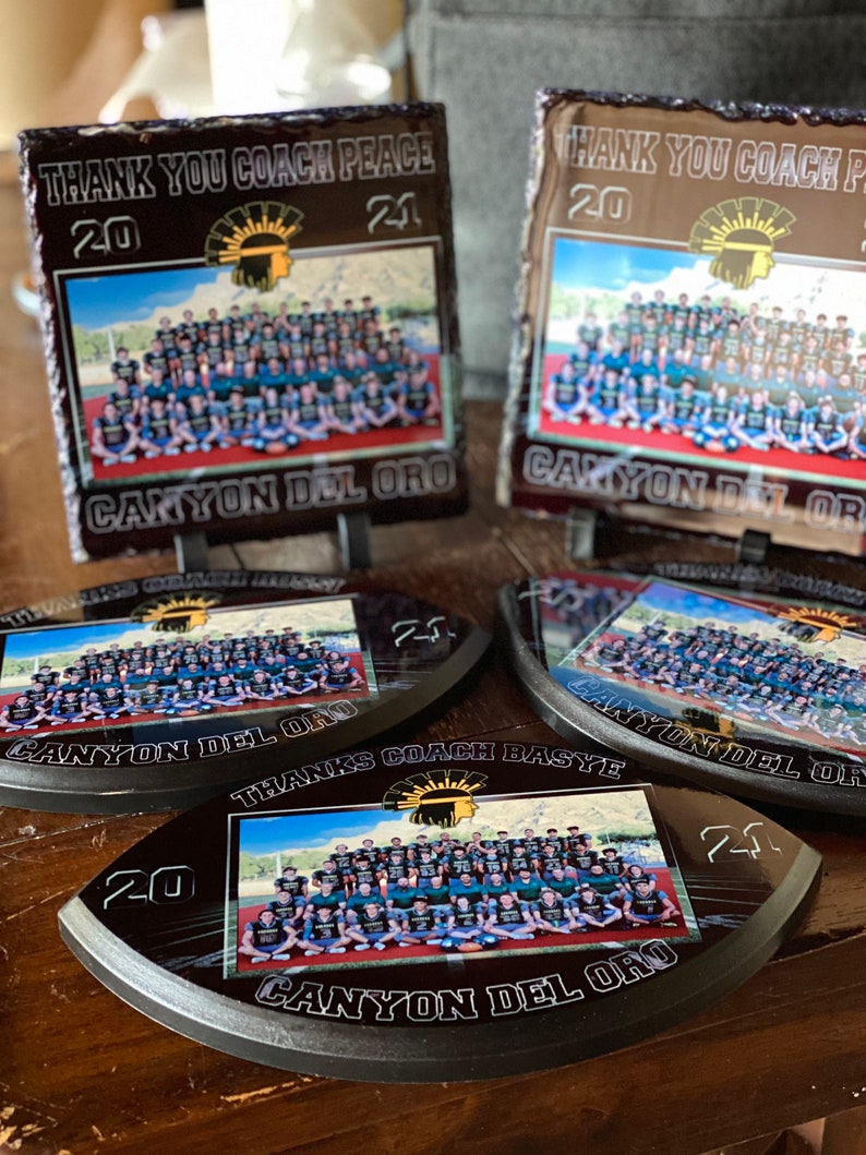 Personalized Football Shape Plaque. Makes for Great Team - Etsy