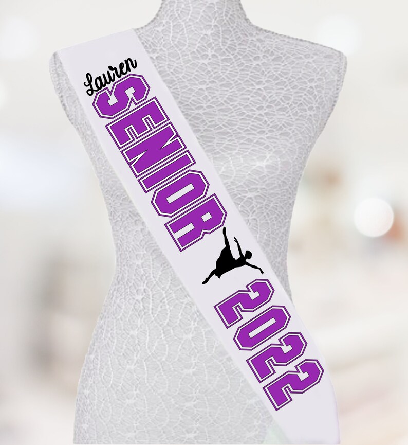 Senior Sashes Dance Sashes. Customized Sash for Any | Etsy
