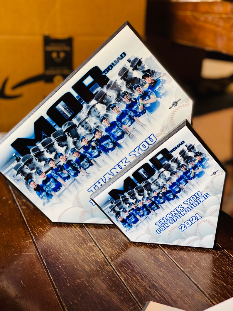 Custom Baseball/softball Home Plate Plaque. Personalized - Etsy