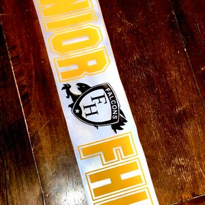 Senior Class Sashes -customized Sash for Any Sport or Team/school Event ...