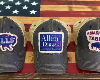 Buffalo Bills Hat - Etsy