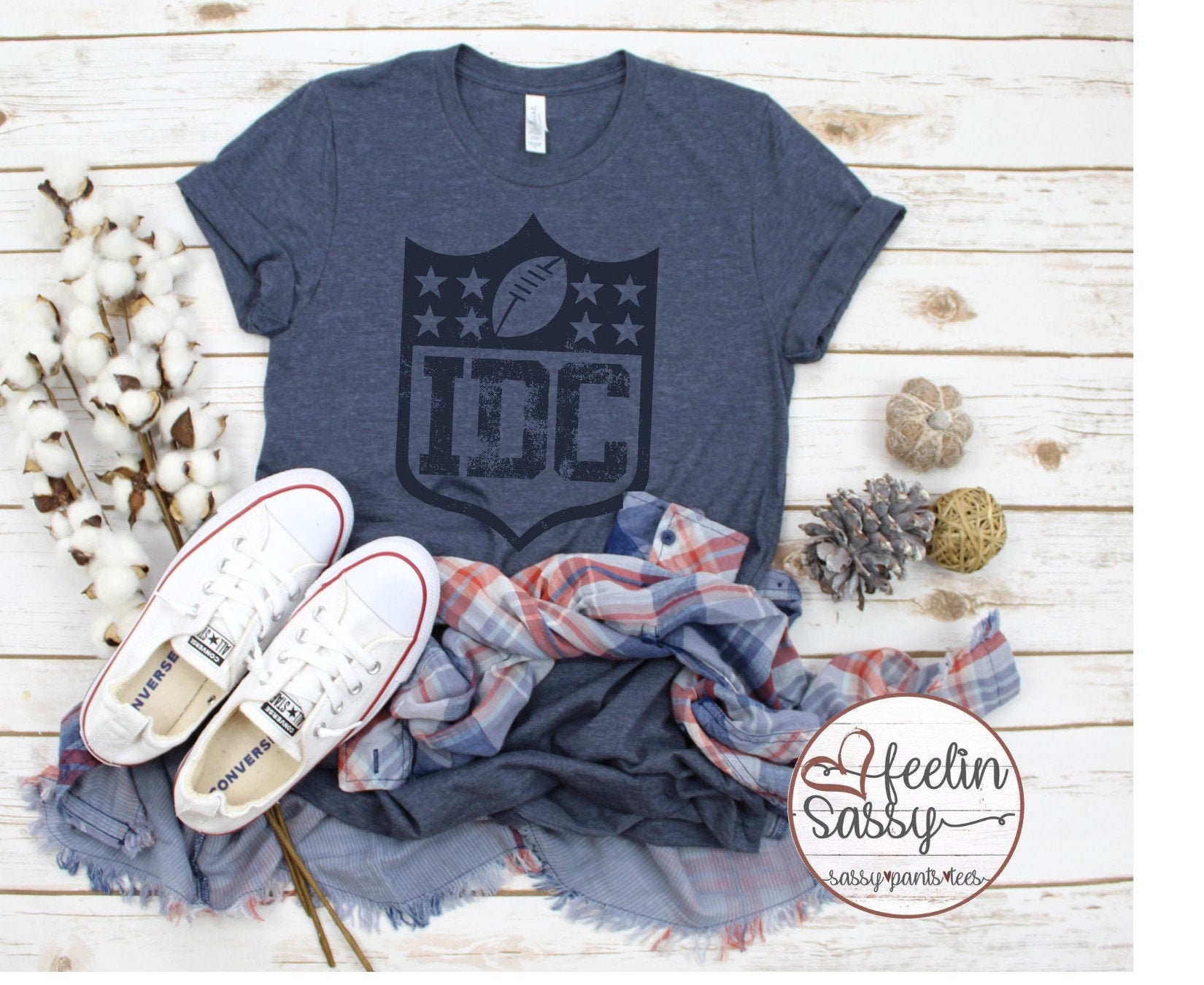 IDC Football Tee, Football Playoffs Tee, Football, Funny Shirt, I Don’t ...