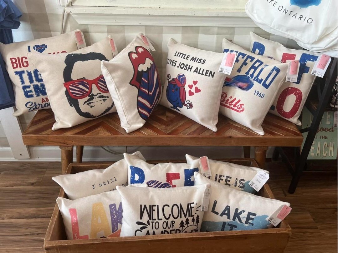 Buffalo Pillow, Sassypantstees Home, Custom Pillow, Custom Gift ...