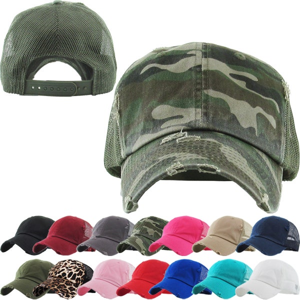 Mens Mesh Custom Logo Hats - Etsy