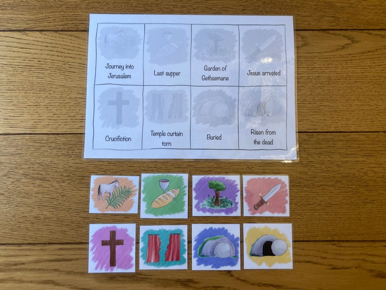 Easter Story Cards Printable Easter Sequencing Cards - Etsy