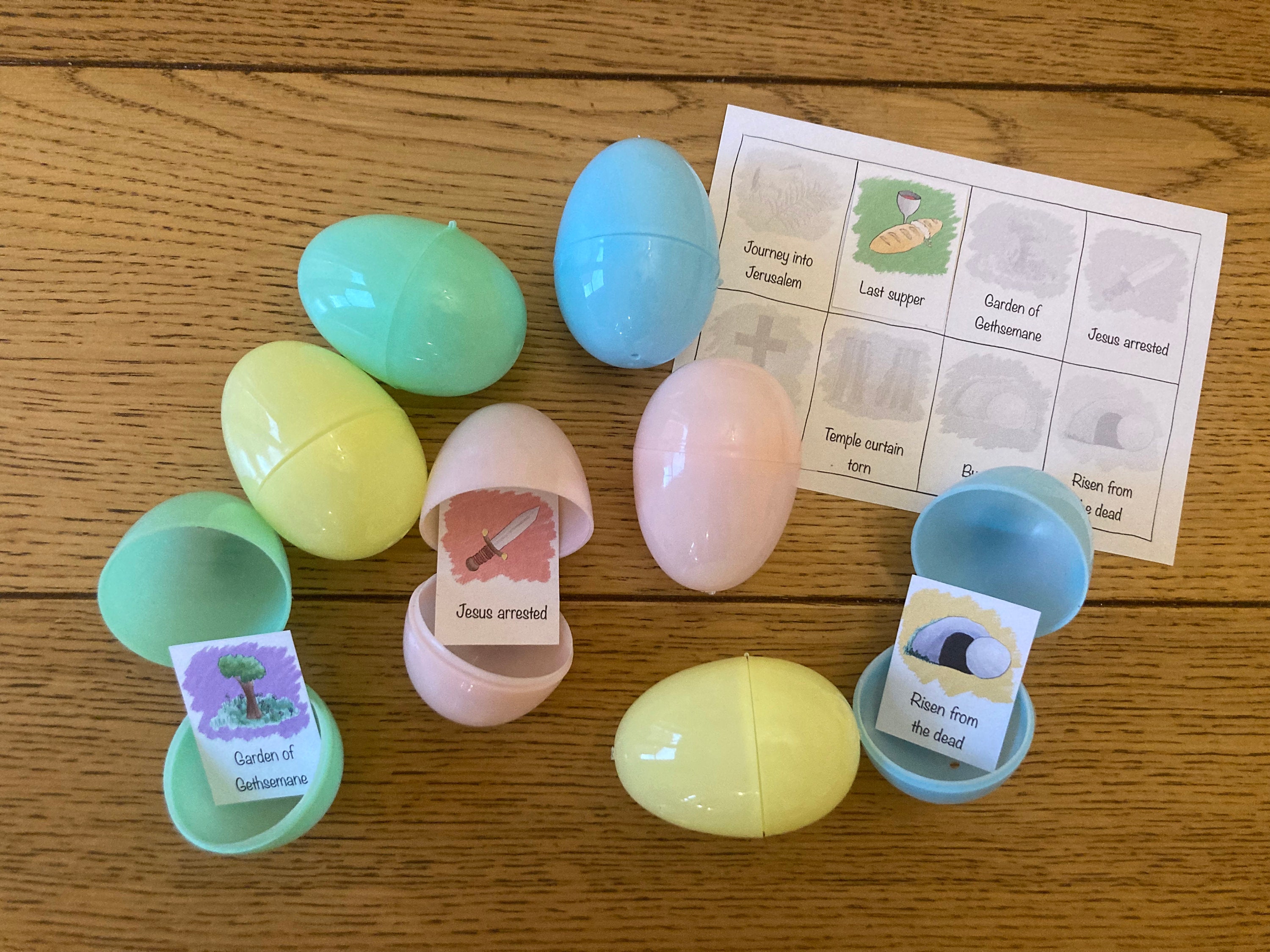 Easter Story Cards Printable Easter Sequencing Cards - Etsy