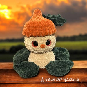 Alex the Acorn Buddy Crochet Pattern With Bonus Sunny the Sunflower Mod ...