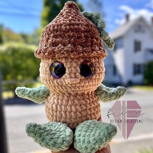 Alex the Acorn Buddy Crochet Pattern With Bonus Sunny the Sunflower Mod ...