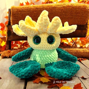 Alex the Acorn Buddy Crochet Pattern With Bonus Sunny the Sunflower Mod ...