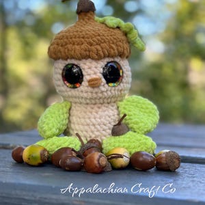 Alex the Acorn Buddy Crochet Pattern With Bonus Sunny the Sunflower Mod ...