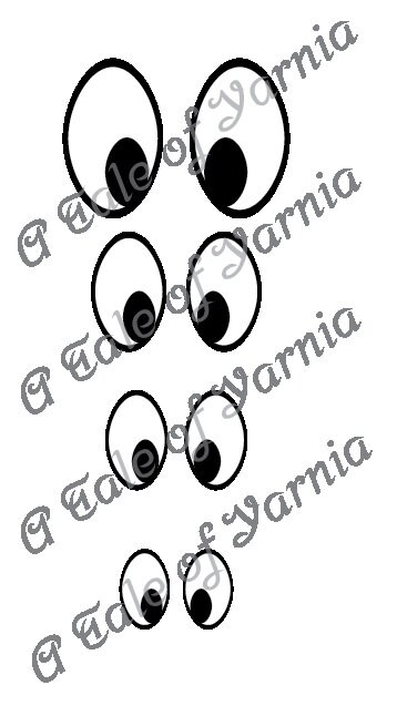 Felt Eye SVG; Crojomojo Mouse Felt Eye Svg; White Oval Felt Eye Svg - Etsy