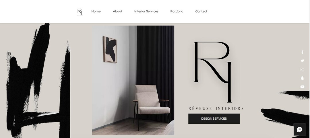 WIX Website Template Interior Design - Etsy