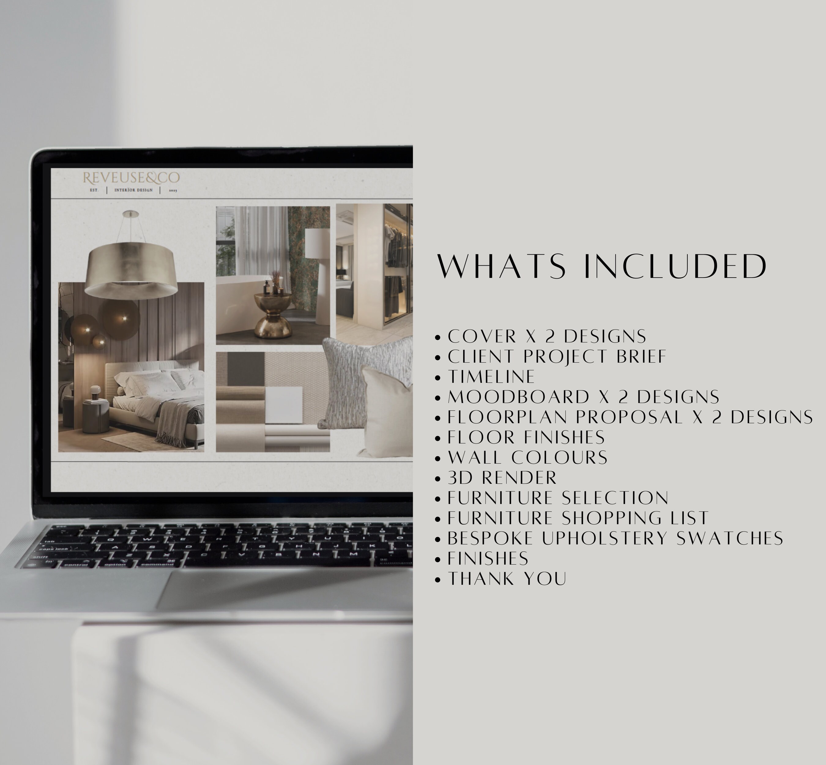 Interior Design Project Development Template | Client Presentation ...