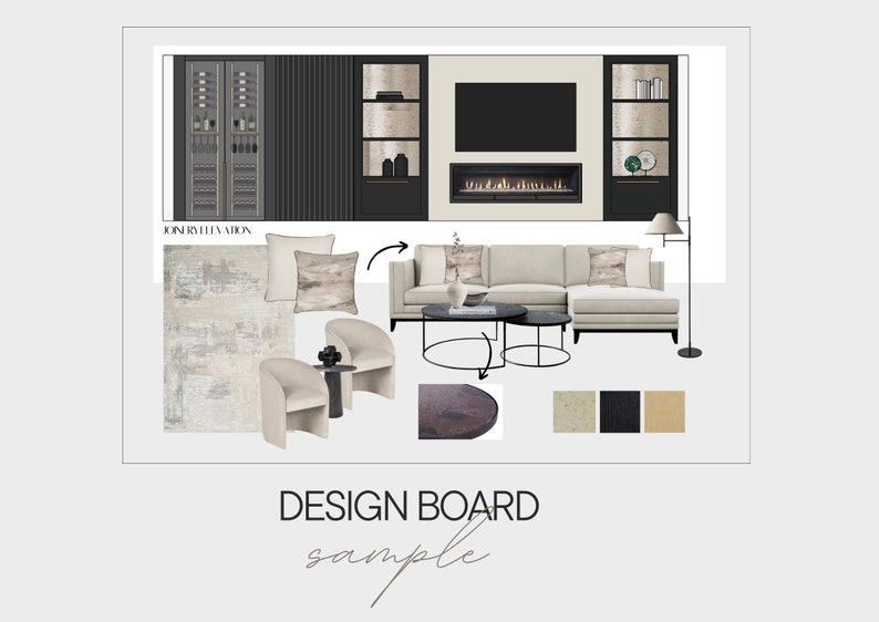 Interior Design|interior Design Service|e-design|custom Mood Board ...