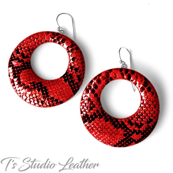 Snakeskin Earrings - Etsy