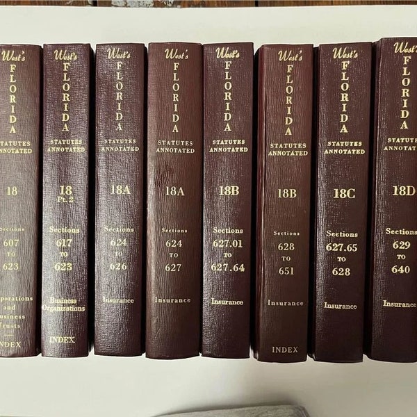 Antique Vintage Law Books - Etsy