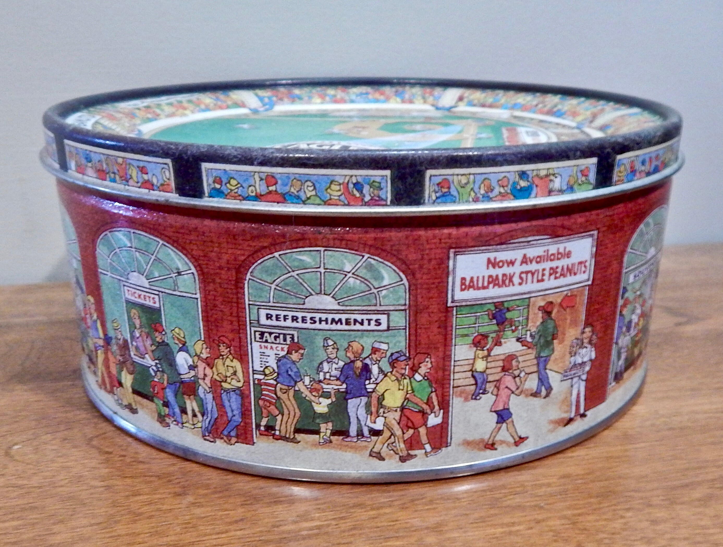Eagle Snacks Stadium Tin - Etsy