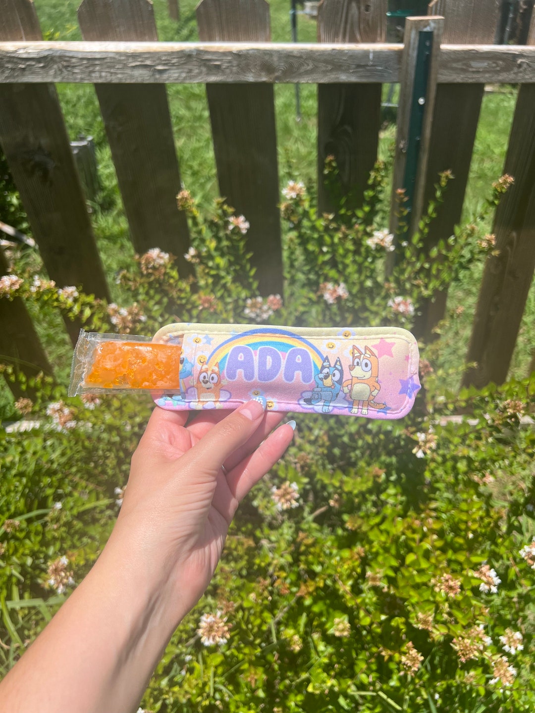 PERSONALIZED Ice Pop Holder, Dog Ice Pop Holder, Puppy Popsicle Holder ...