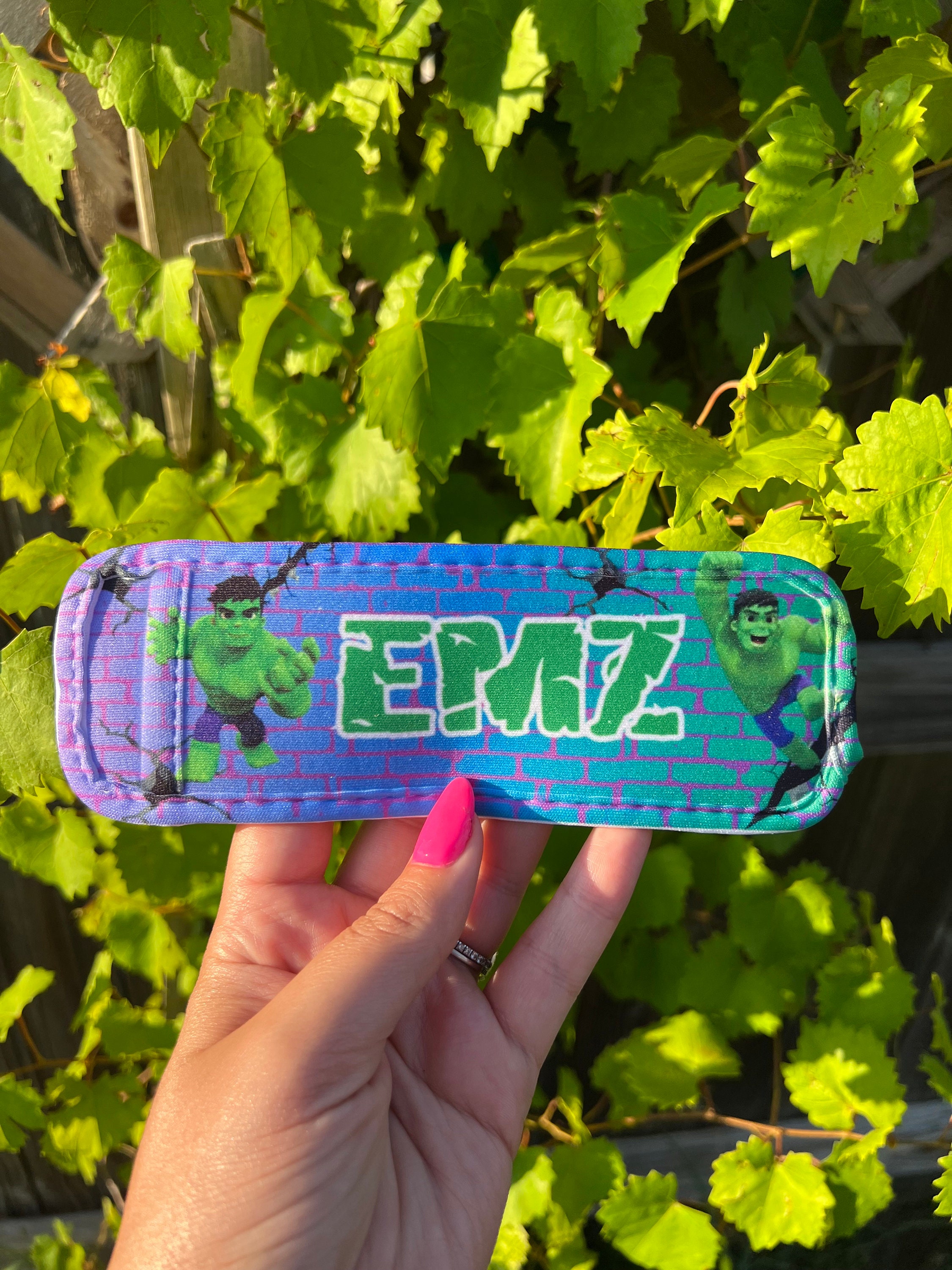 PERSONALIZED Ice Pop Holder, the Hulk Ice Pop Holder, Spidey Ice Pop ...