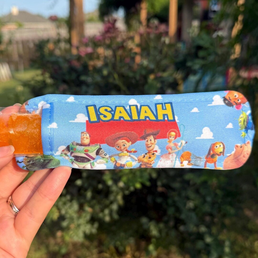 PERSONALIZED Ice Pop Holder, Toy Story Ice Pop Holder, Popsicle Holder ...