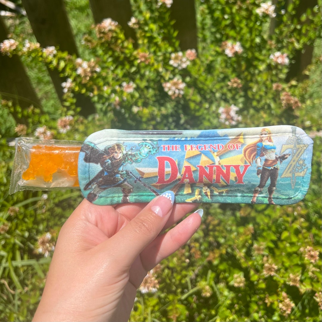 PERSONALIZED Ice Pop Holder, Gamer Popsicle Holder, Zelda Ice Pop ...