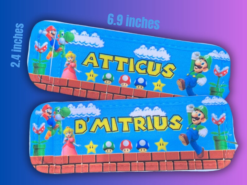 PERSONALIZED Ice Pop Holder, Super Mario Ice Pop Holder, Popsicle ...