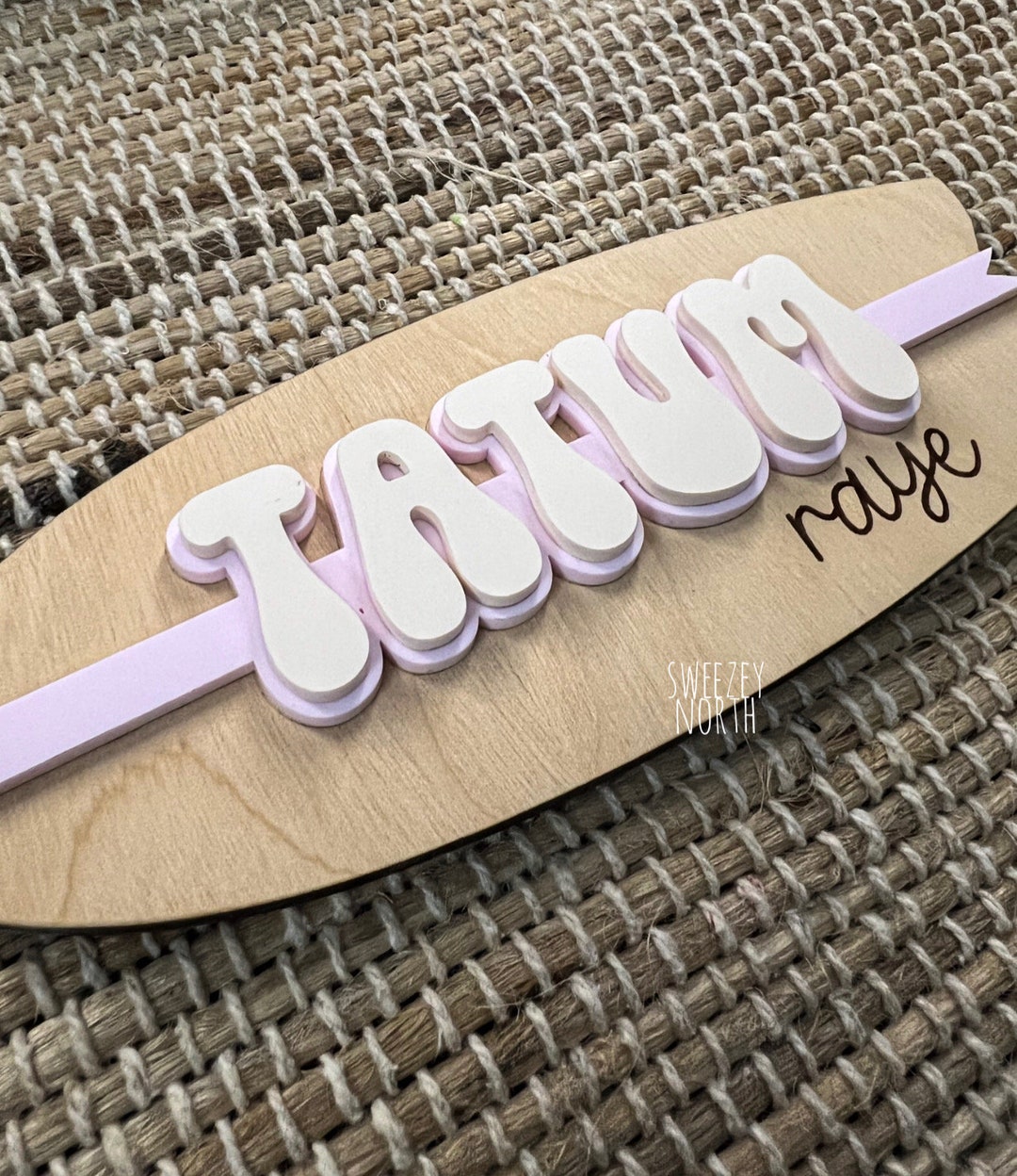 Surf Board Name Sign | Surf Board Decor | Little Surfer | Surf Theme ...