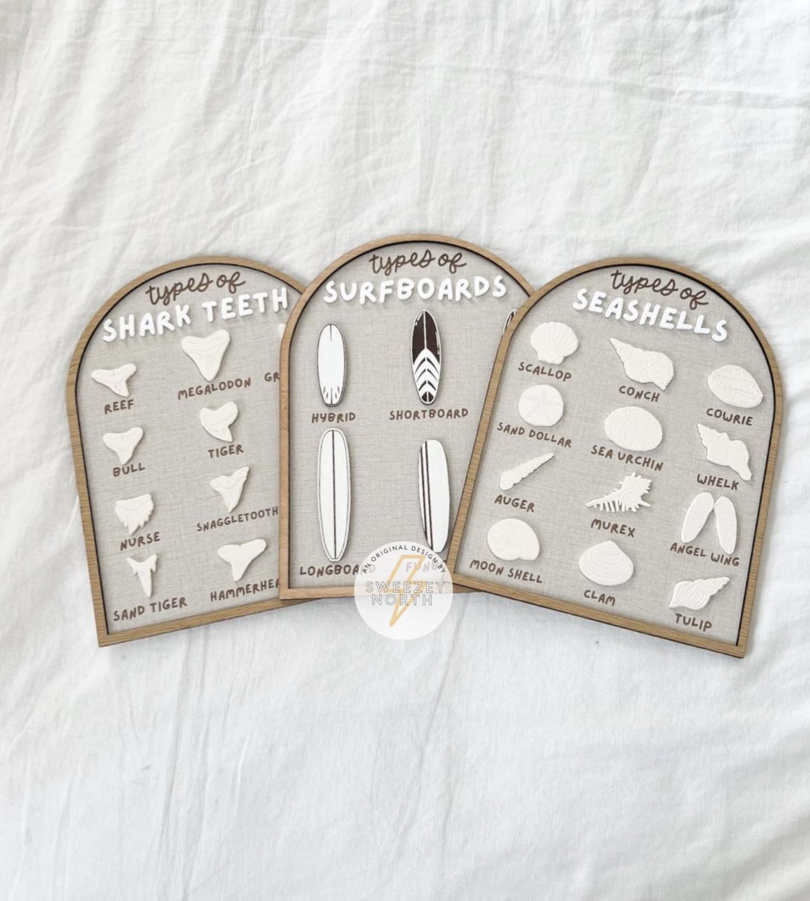 Shark Teeth Sign | No Wake Zone | Beach Theme Decor | Shark Room Sign ...