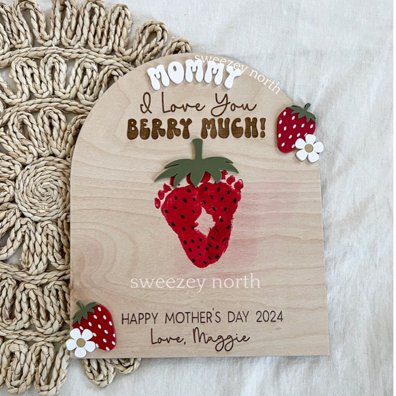 I Love You Berry Much Handprint - Etsy