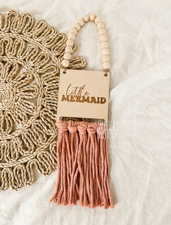 Little Mermaid Nursery Sign Girls Room Decor Girls Nursery - Etsy