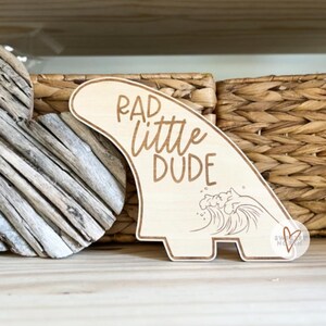Rad Little Dude Sign | Surfboard Decor | Surf Decor | Make Waves | Surf ...