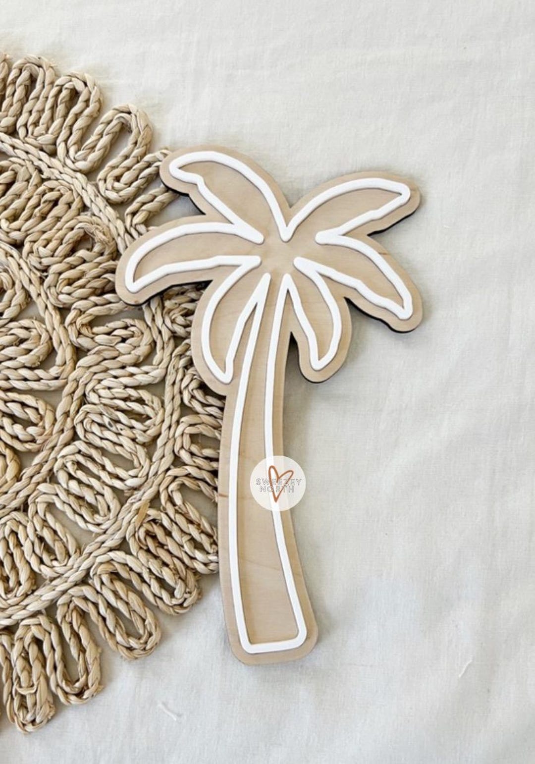 Palm Tree Sign | Surfboard Decor | Surf Decor | Make Waves | Faux ...