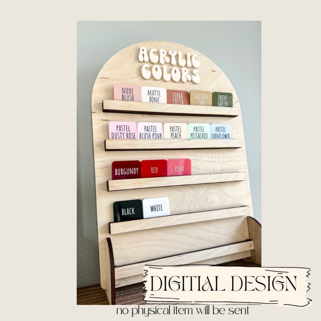 Acrylic Display Chart | Acrylic Stand - Etsy