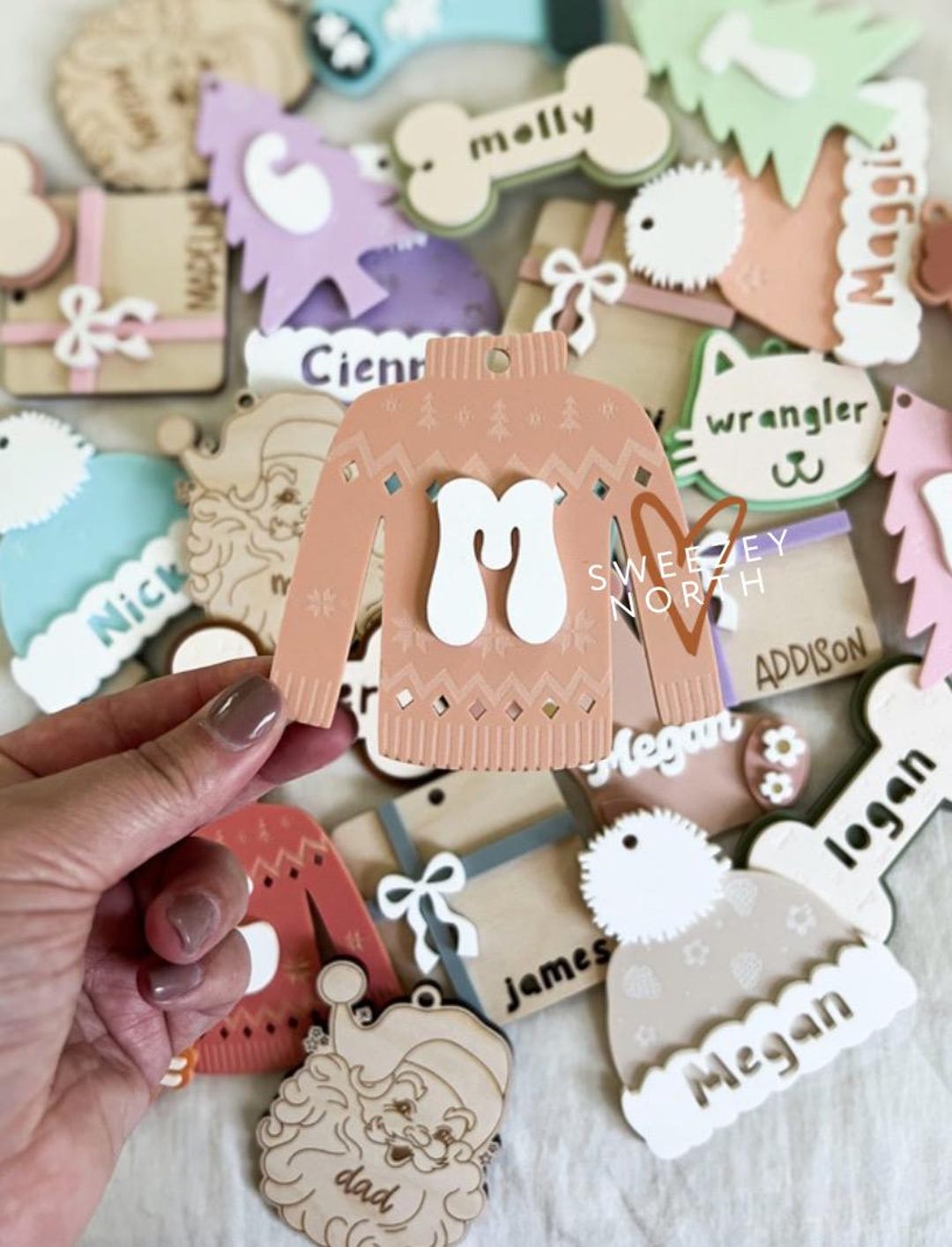 Kids Ornament | Personalized Gift Tag | Christmas Ornament | Christmas ...