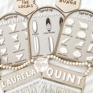 Shark Teeth Sign | No Wake Zone | Beach Theme Decor | Shark Room Sign ...