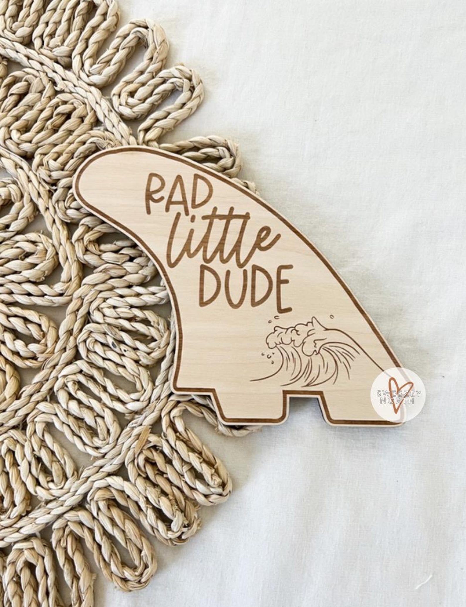 Rad Little Dude Sign | Surfboard Decor | Surf Decor | Make Waves | Surf ...
